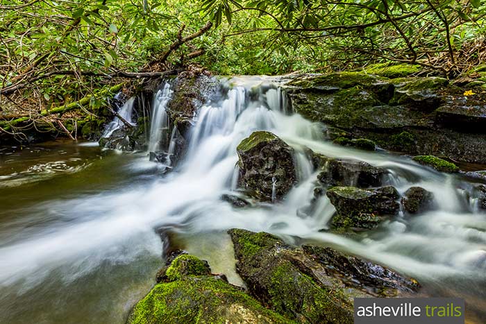 Crabtree Falls Trail on the Blue Ridge Parkway in NC