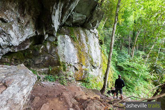 High Falls Trail: Lake Glenville waterfall hike near Cashiers, NC