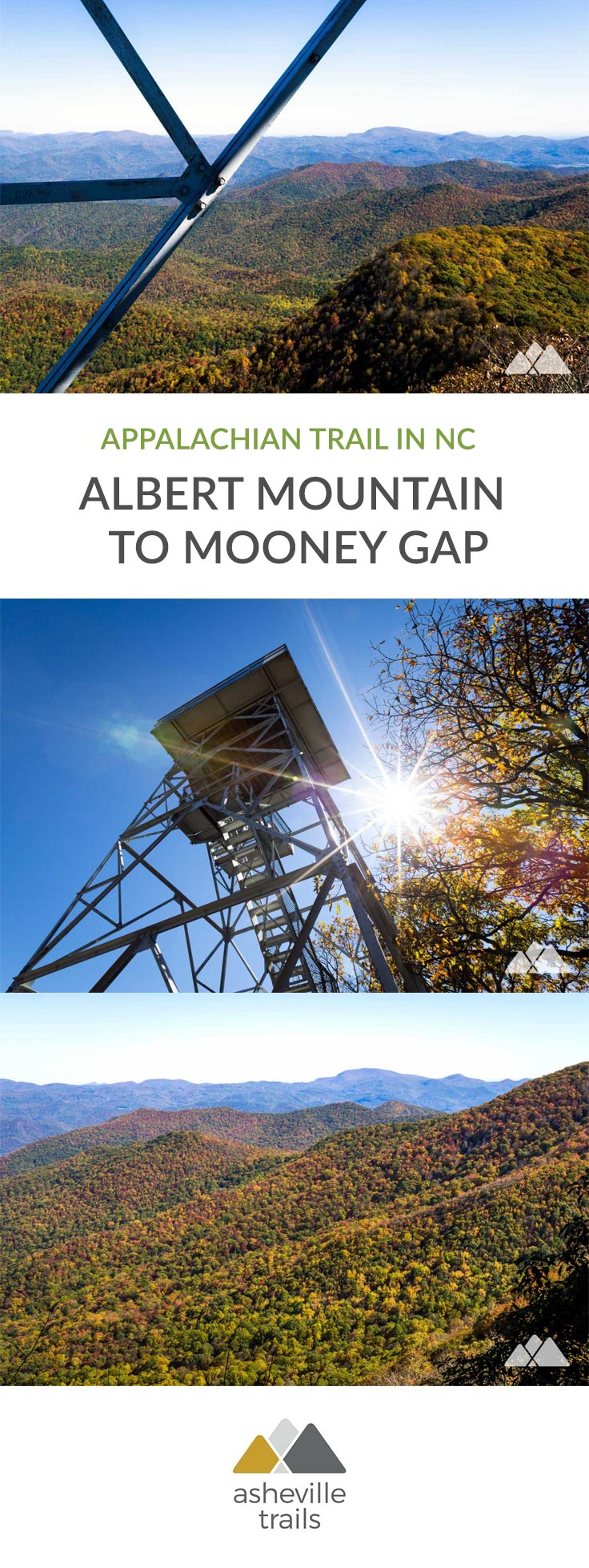 Albert Mountain Fire Tower: Appalachian Trail to Mooney Gap