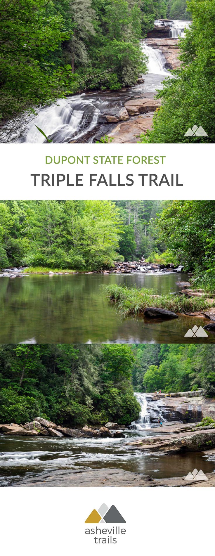 Triple Falls NC at DuPont State Forest