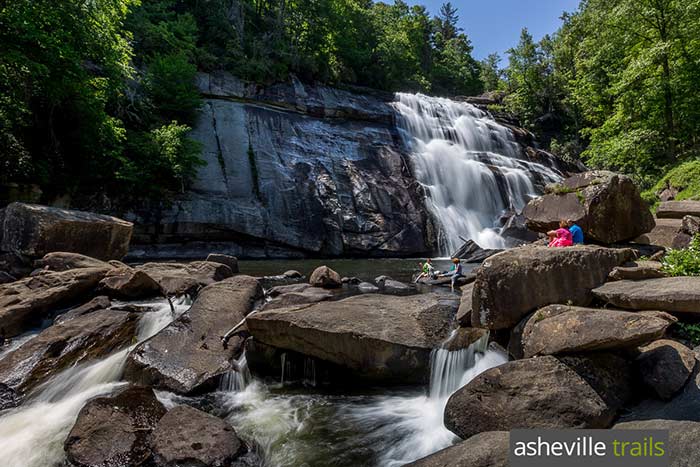 Rainbow Falls NC: hiking Gorges State Park