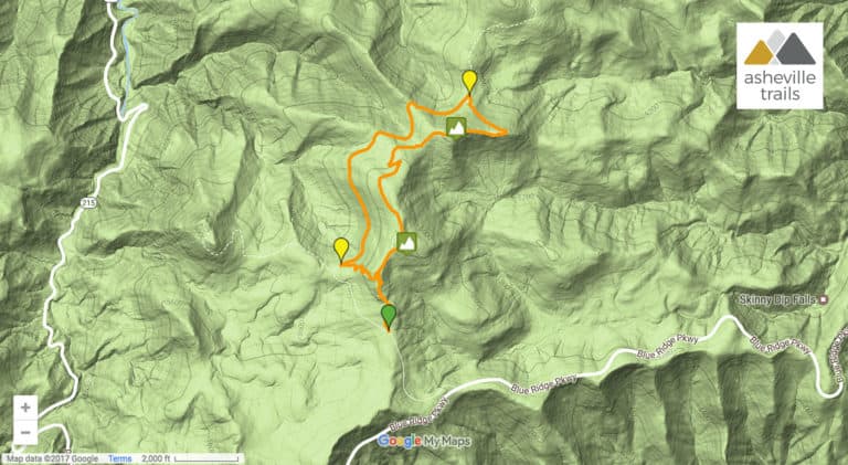 Black Balsam Knob & Tennent Mountain Loop, Ivestor Gap Trail