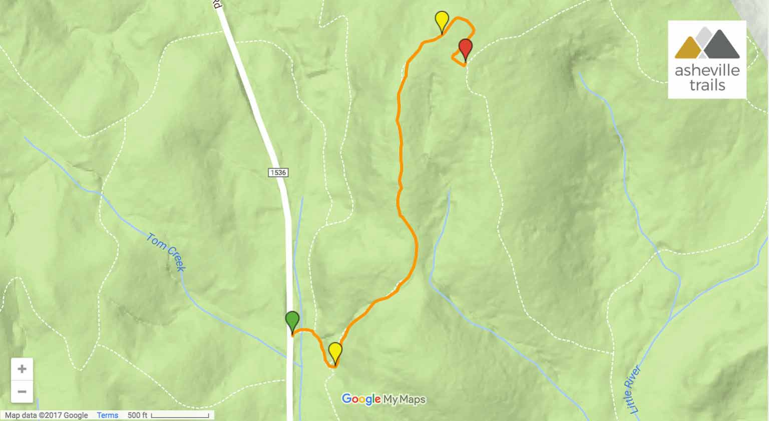 Cedar Rock Mountain: Big Rock Trail at Dupont State Forest