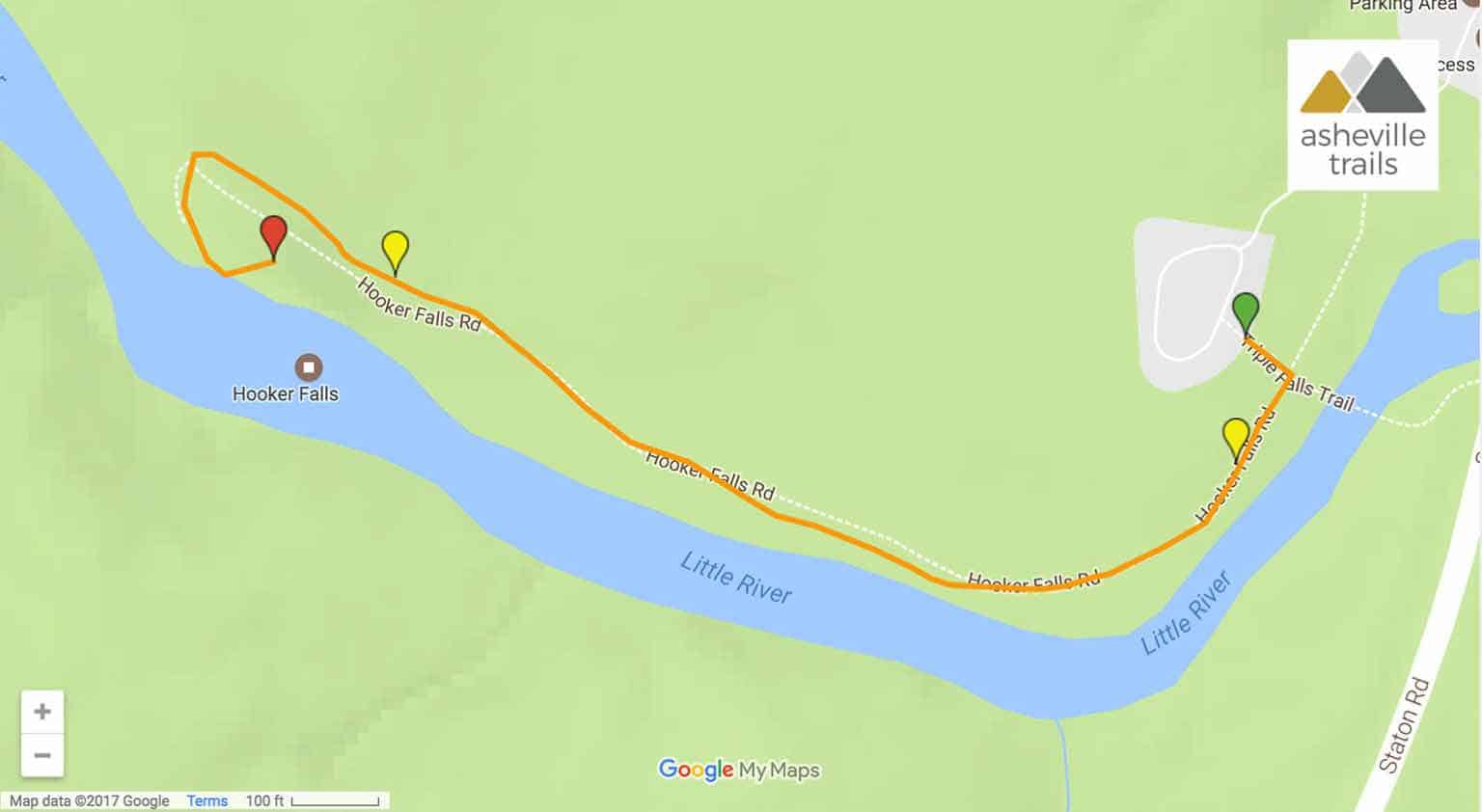 Hooker Falls at Dupont State Forest