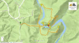 Linville Falls in Winter: hiking Linville Gorge winter waterfalls