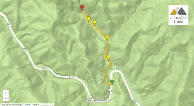 Moore Cove Falls - Asheville Trails