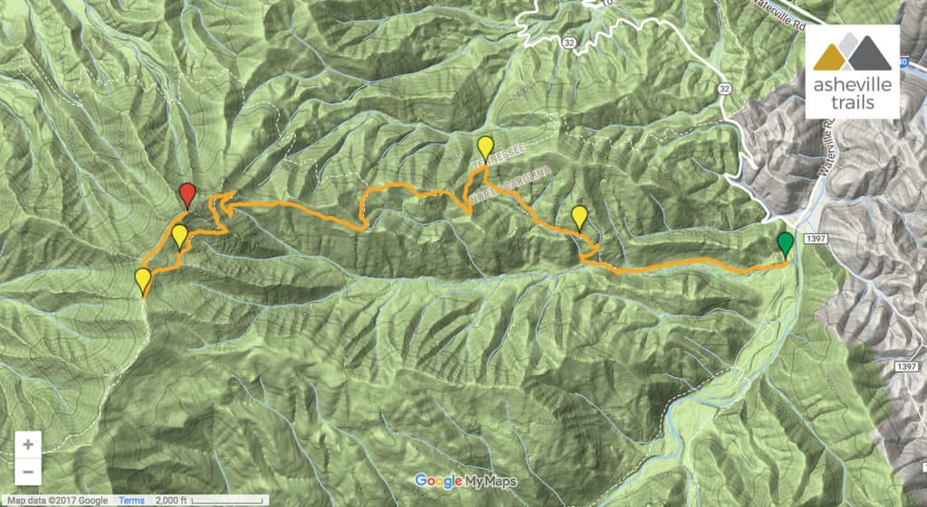 Mt Cammerer on the Appalachian Trail - Asheville Trails