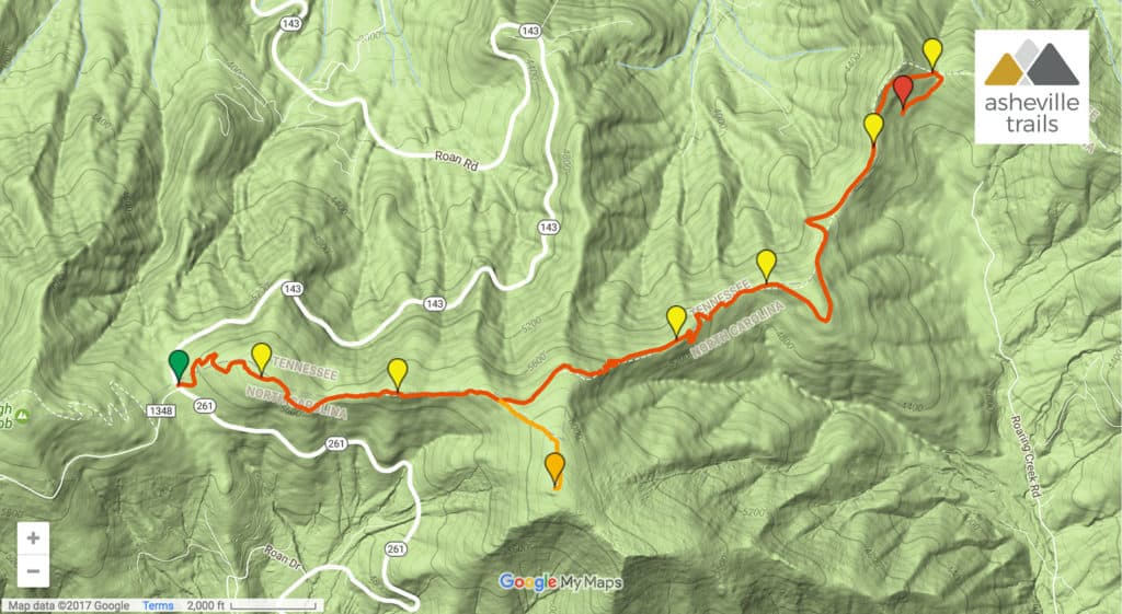 Appalachian Trail: Roan Highlands to the Overmountain Shelter