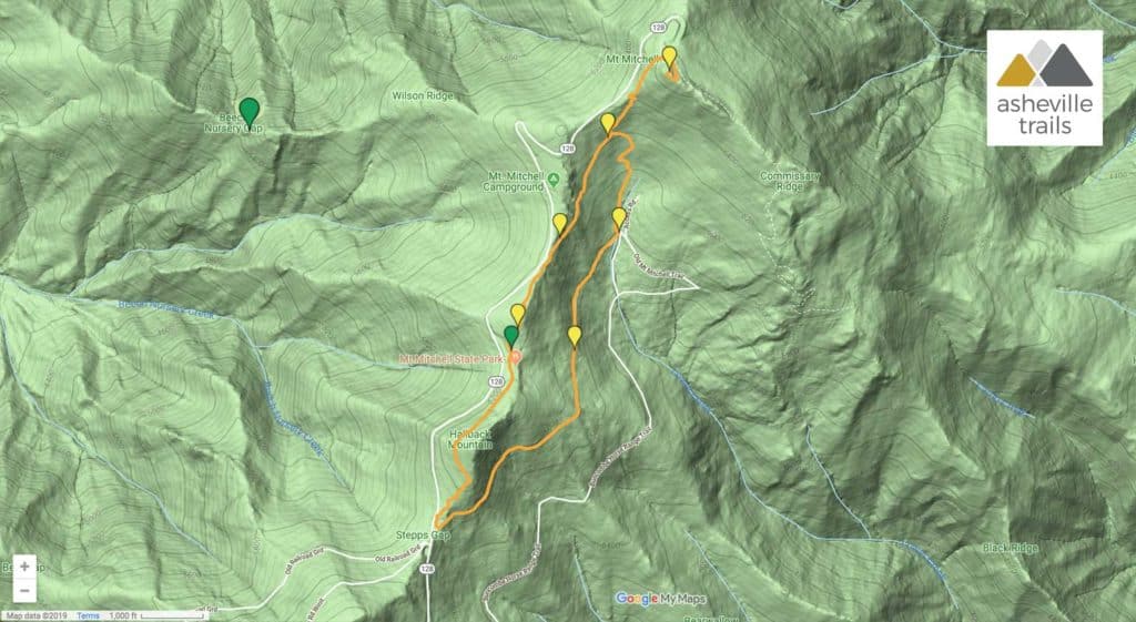 Old Mitchell Trail & Mount Mitchell High Loop - Asheville Trails